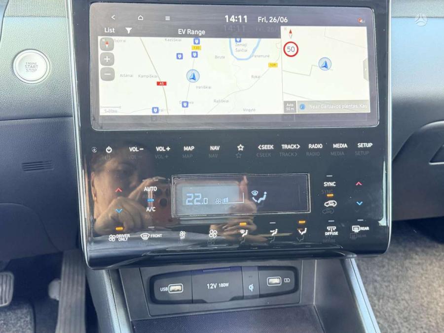 Sarkans Hyundai Tucson 2022 Kauņa, ar dzinēja tilpumu 1.60 L un nobraukumu 72 tūkst. km par 25900 €, foto 24 vietnē AUTOMOTO.COM.LV