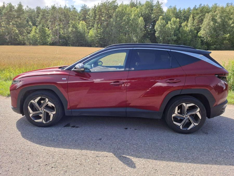 Sarkans Hyundai Tucson 2022 Viļņa, ar dzinēja tilpumu 1.60 L un nobraukumu 48 tūkst. km par 22990 €, foto 3 vietnē AUTOMOTO.COM.LV