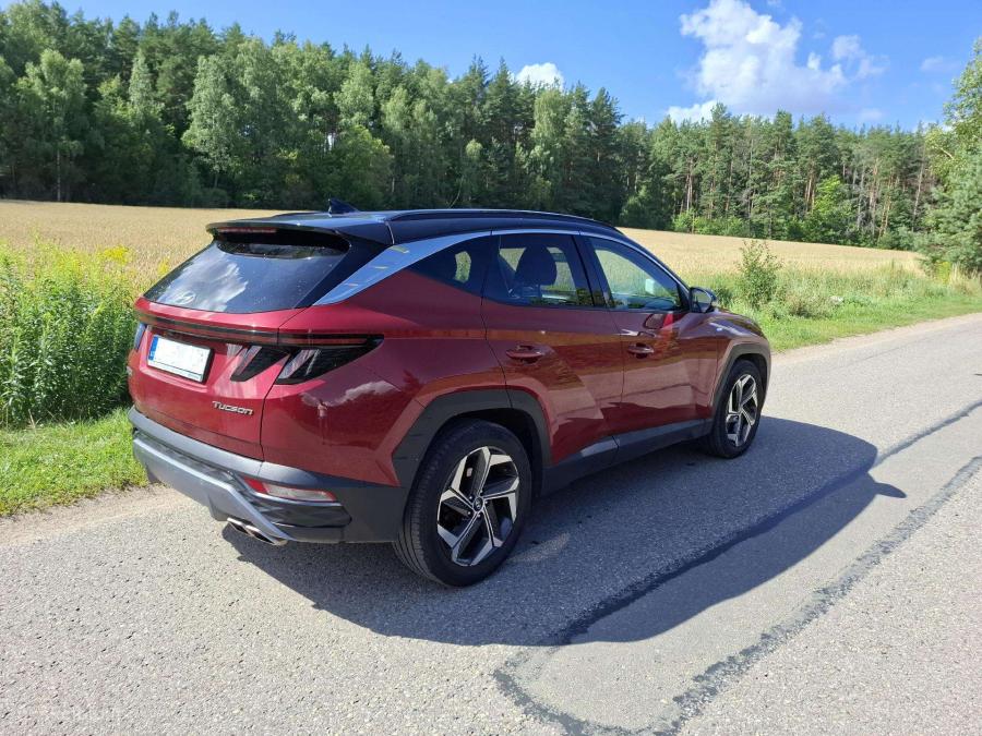 Sarkans Hyundai Tucson 2022 Viļņa, ar dzinēja tilpumu 1.60 L un nobraukumu 48 tūkst. km par 22990 €, foto 9 vietnē AUTOMOTO.COM.LV