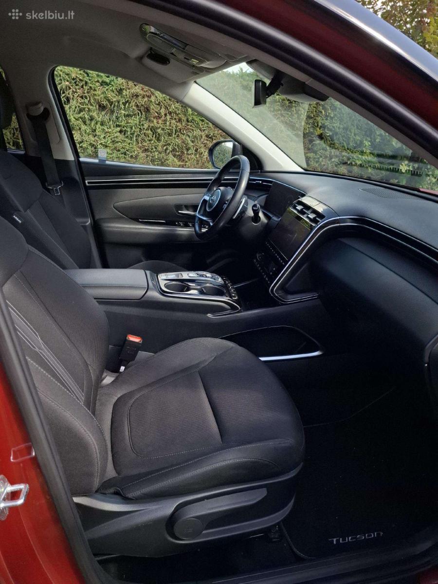 Sarkans Hyundai Tucson 2022 Viļņa, ar dzinēja tilpumu 1.60 L un nobraukumu 48 tūkst. km par 22990 €, foto 12 vietnē AUTOMOTO.COM.LV