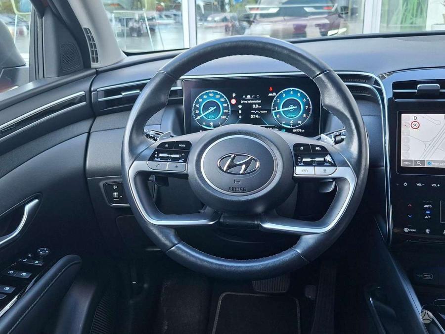 Sarkans Hyundai Tucson 2022 Viļņa, ar dzinēja tilpumu 1.60 L un nobraukumu 55 tūkst. km par 23500 €, foto 22 vietnē AUTOMOTO.COM.LV