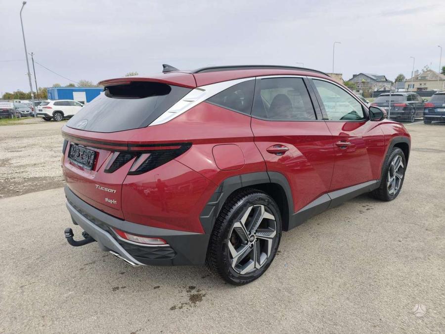 Sarkans Hyundai Tucson 2022 Šauļi, ar dzinēja tilpumu 1.60 L un nobraukumu 41 tūkst. km par 18900 €, foto 5 vietnē AUTOMOTO.COM.LV