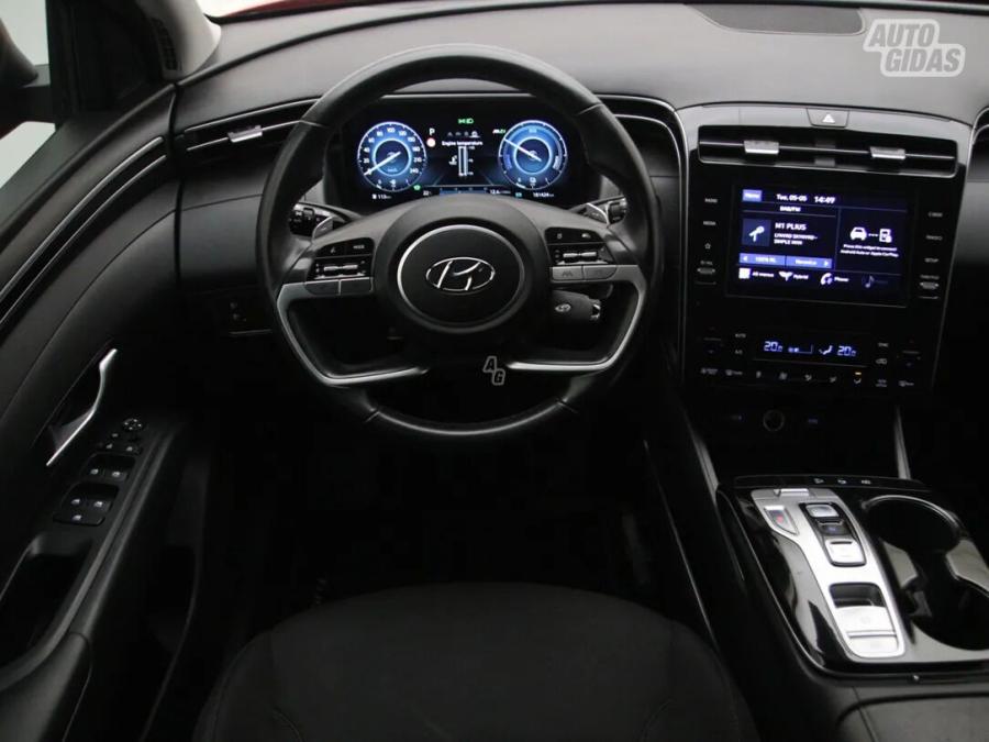 Red Hyundai Tucson 2023 in Vilnius, with an engine capacity of 1.60 L and mileage of 181 thousand km for 20899 €, photo 18 on AUTOMOTO.COM.LV