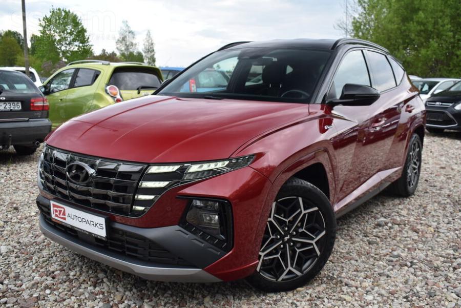 Sarkans Hyundai Tucson 2023 Kuldīga, ar dzinēja tilpumu 1.60 L un nobraukumu 0 tūkst. km par 24990 €, foto 1 vietnē AUTOMOTO.COM.LV