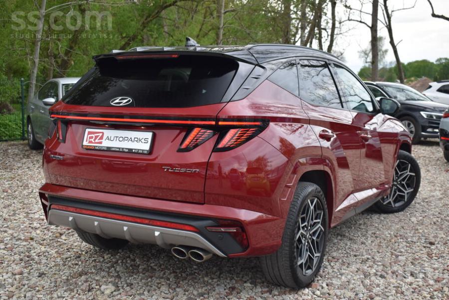 Sarkans Hyundai Tucson 2023 Kuldīga, ar dzinēja tilpumu 1.60 L un nobraukumu 0 tūkst. km par 24990 €, foto 3 vietnē AUTOMOTO.COM.LV