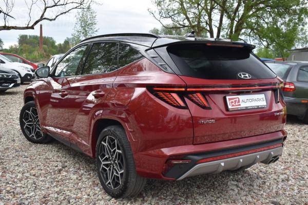 Sarkans Hyundai Tucson 2023 Kuldīga, ar dzinēja tilpumu 1.60 L un nobraukumu 0 tūkst. km par 24990 €, foto 4 vietnē AUTOMOTO.COM.LV