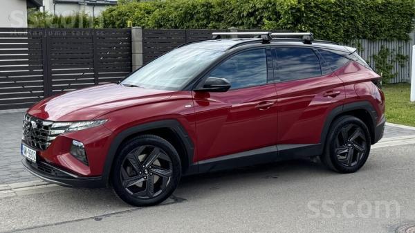 Sarkans Hyundai Tucson 2023 Rīga, ar dzinēja tilpumu 1.60 L un nobraukumu 88 tūkst. km par 23650 €, foto  vietnē AUTOMOTO.COM.LV