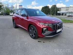 Красный Хендай Туксон 2023 в Рига, объемом двигателя 1.60 л и пробегом 73 тыс. км за 21700 €, фото  на AUTOMOTO.COM.LV