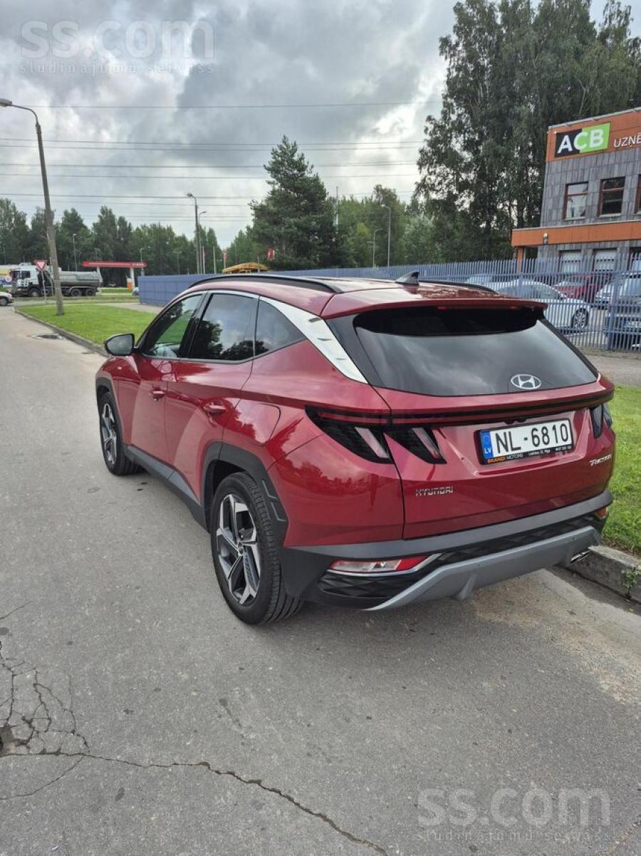 Sarkans Hyundai Tucson 2023 Rīga, ar dzinēja tilpumu 1.60 L un nobraukumu 43 tūkst. km par 25500 €, foto 4 vietnē AUTOMOTO.COM.LV