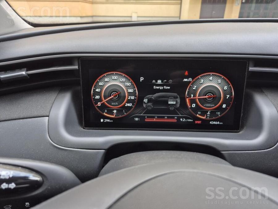 Sarkans Hyundai Tucson 2023 Rīga, ar dzinēja tilpumu 1.60 L un nobraukumu 43 tūkst. km par 25500 €, foto 9 vietnē AUTOMOTO.COM.LV