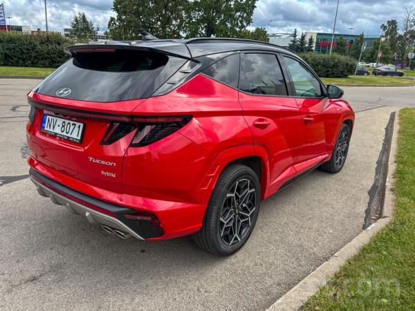 Sarkans Hyundai Tucson 2024 Rīga, ar dzinēja tilpumu 1.60 L un nobraukumu 36 tūkst. km par 29500 €, foto 8 vietnē AUTOMOTO.COM.LV