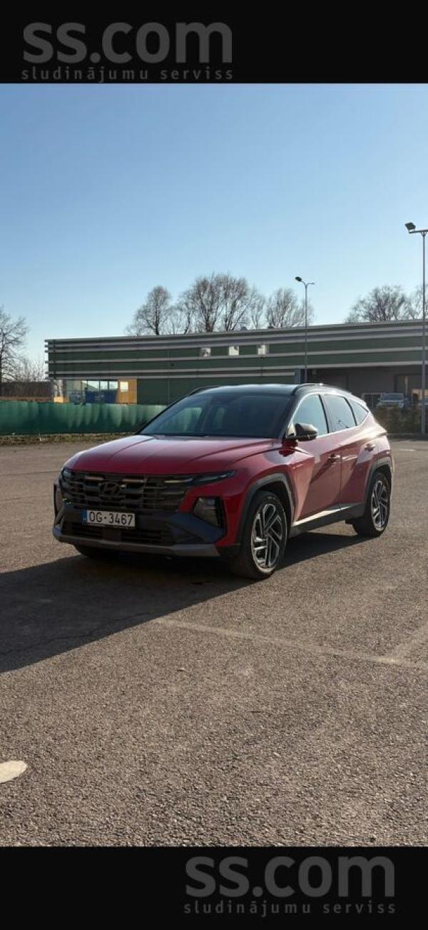 Hyundai Tucson 2025 Rīga vietnē Sarkans Hyundai Tucson 2025 Rīga, ar dzinēja tilpumu 1.60 L un nobraukumu 11 tūkst. km par 29990 €, foto 9 vietnē AUTOMOTO.COM.LV