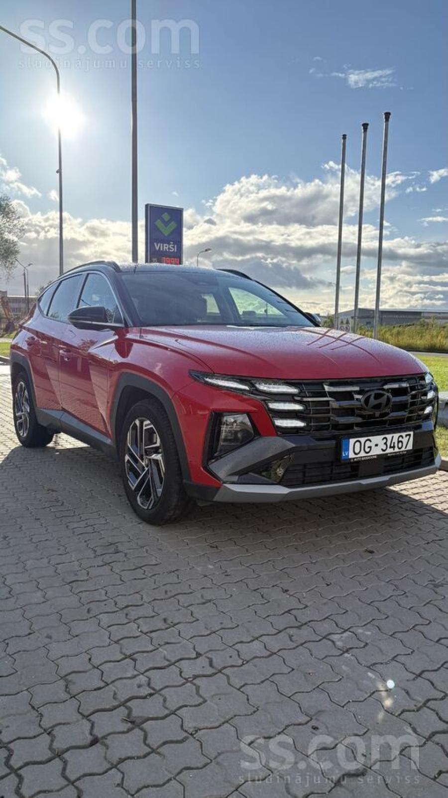 Красный Хендай Туксон 2025 в Рига, объемом двигателя 1.60 л и пробегом 13 тыс. км за 29000 €, фото 7 на AUTOMOTO.COM.LV