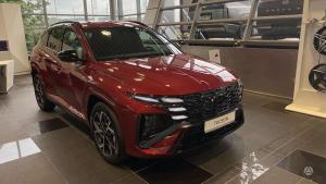 Red Hyundai Tucson 2026 in Vilnius, with an engine capacity of 1.60 L and mileage of 0 thousand km for 36999 €, photo  on AUTOMOTO.COM.LV