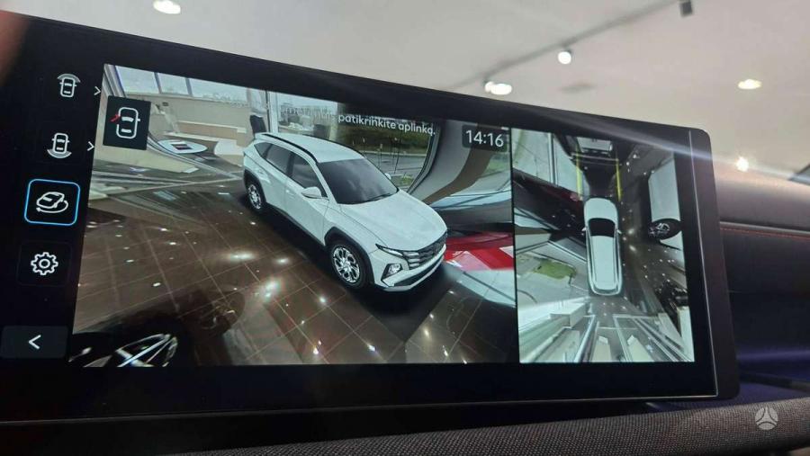 Red Hyundai Tucson 2026 in Kaunas, with an engine capacity of 1.60 L and mileage of 0 thousand km for 38999 €, photo 34 on AUTOMOTO.COM.LV
