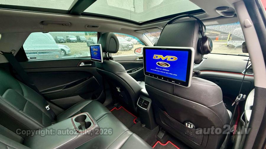 Sarkans Hyundai Tucson 2017 Tallina, ar dzinēja tilpumu 1.60 L un nobraukumu 115 tūkst. km par 13900 €, foto 14 vietnē AUTOMOTO.COM.LV