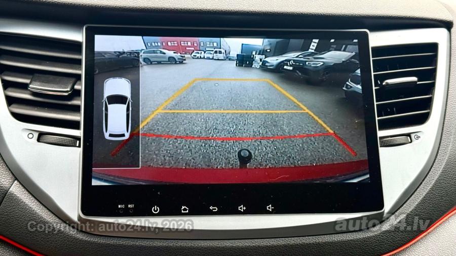 Sarkans Hyundai Tucson 2017 Tallina, ar dzinēja tilpumu 1.60 L un nobraukumu 115 tūkst. km par 13900 €, foto 22 vietnē AUTOMOTO.COM.LV