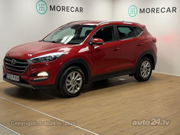 Sarkans Hyundai Tucson 2018 Tallina, ar dzinēja tilpumu 1.70 L un nobraukumu 165 tūkst. km par 10900 €, foto 1 vietnē AUTOMOTO.COM.LV