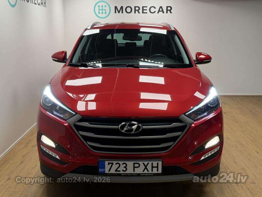 Sarkans Hyundai Tucson 2018 Tallina, ar dzinēja tilpumu 1.70 L un nobraukumu 165 tūkst. km par 10900 €, foto 6 vietnē AUTOMOTO.COM.LV