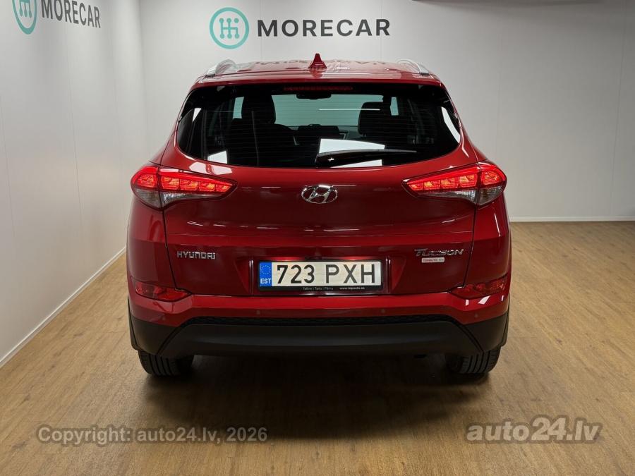 Sarkans Hyundai Tucson 2018 Tallina, ar dzinēja tilpumu 1.70 L un nobraukumu 165 tūkst. km par 10900 €, foto 7 vietnē AUTOMOTO.COM.LV