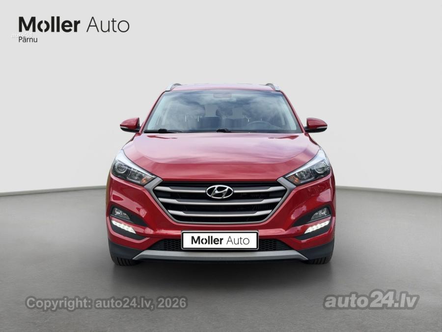 Sarkans Hyundai Tucson 2018 Pērnava, ar dzinēja tilpumu 1.70 L un nobraukumu 167 tūkst. km par 15900 €, foto 3 vietnē AUTOMOTO.COM.LV