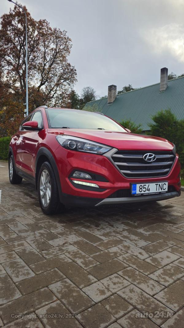 Sarkans Hyundai Tucson 2018 Hāpsalu, ar dzinēja tilpumu 1.70 L un nobraukumu 155 tūkst. km par 15800 €, foto 1 vietnē AUTOMOTO.COM.LV