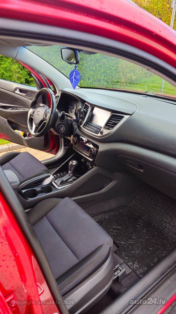 Sarkans Hyundai Tucson 2018 Hāpsalu, ar dzinēja tilpumu 1.70 L un nobraukumu 155 tūkst. km par 15800 €, foto 8 vietnē AUTOMOTO.COM.LV