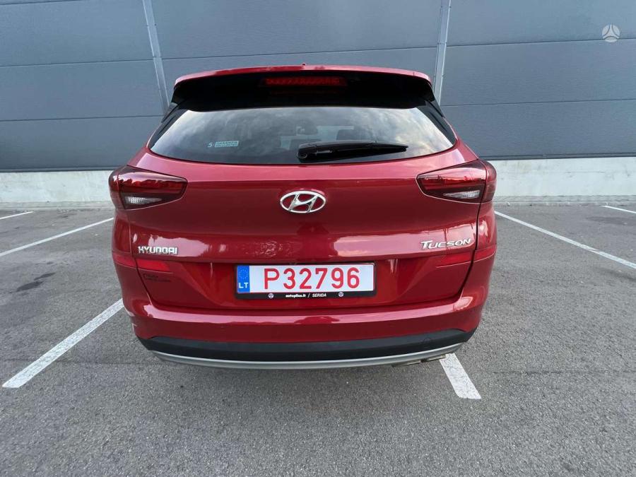 Sarkans Hyundai Tucson 2020 Telšiai, ar dzinēja tilpumu 1.60 L un nobraukumu 160 tūkst. km par 12499 €, foto 8 vietnē AUTOMOTO.COM.LV