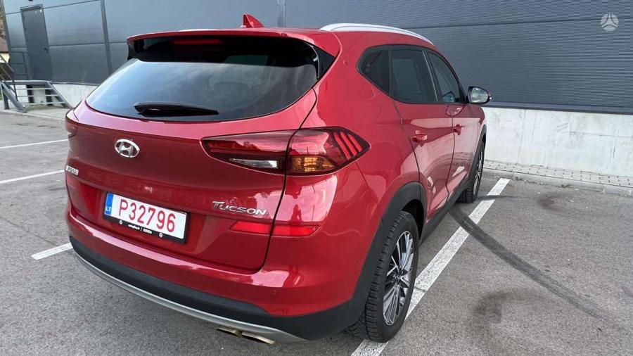 Sarkans Hyundai Tucson 2020 Telšiai, ar dzinēja tilpumu 1.60 L un nobraukumu 160 tūkst. km par 12499 €, foto 11 vietnē AUTOMOTO.COM.LV