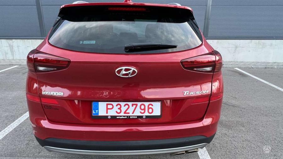 Sarkans Hyundai Tucson 2020 Telšiai, ar dzinēja tilpumu 1.60 L un nobraukumu 160 tūkst. km par 12499 €, foto 14 vietnē AUTOMOTO.COM.LV
