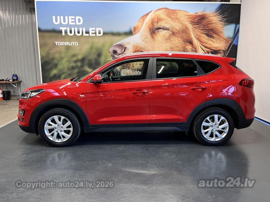 Sarkans Hyundai Tucson 2021 Tallina, ar dzinēja tilpumu 1.60 L un nobraukumu 165 tūkst. km par 17900 €, foto 22 vietnē AUTOMOTO.COM.LV