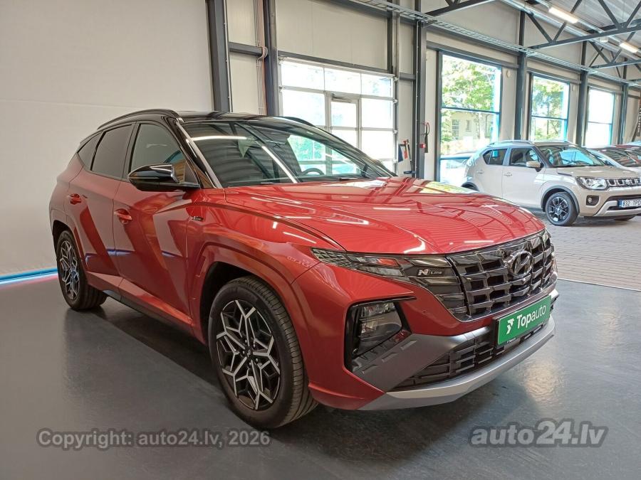Sarkans Hyundai Tucson 2022 Tallina, ar dzinēja tilpumu 1.60 L un nobraukumu 62 tūkst. km par 25300 €, foto 3 vietnē AUTOMOTO.COM.LV