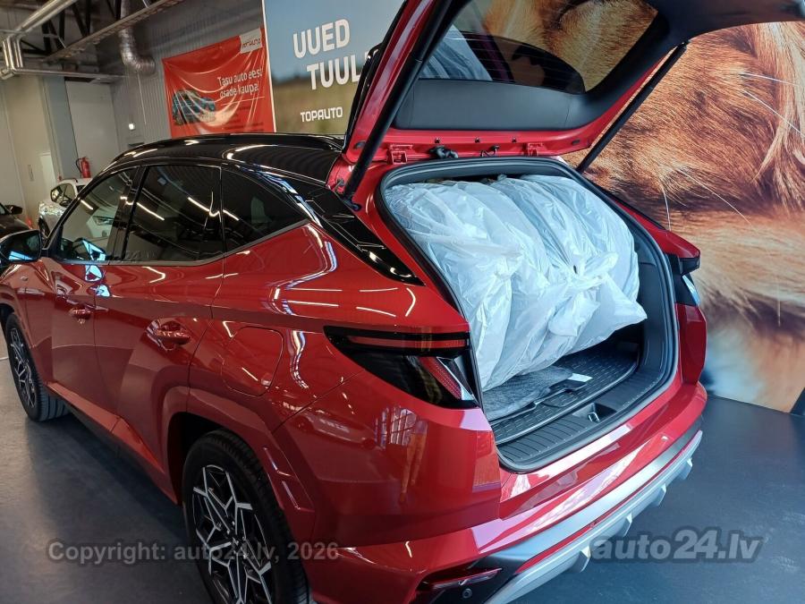 Sarkans Hyundai Tucson 2022 Tallina, ar dzinēja tilpumu 1.60 L un nobraukumu 62 tūkst. km par 25300 €, foto 5 vietnē AUTOMOTO.COM.LV