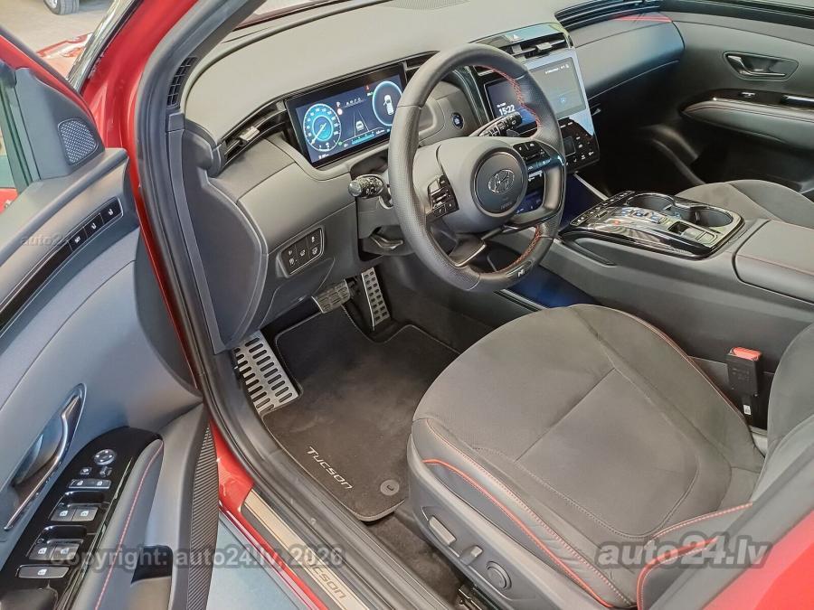 Sarkans Hyundai Tucson 2022 Tallina, ar dzinēja tilpumu 1.60 L un nobraukumu 62 tūkst. km par 25300 €, foto 8 vietnē AUTOMOTO.COM.LV