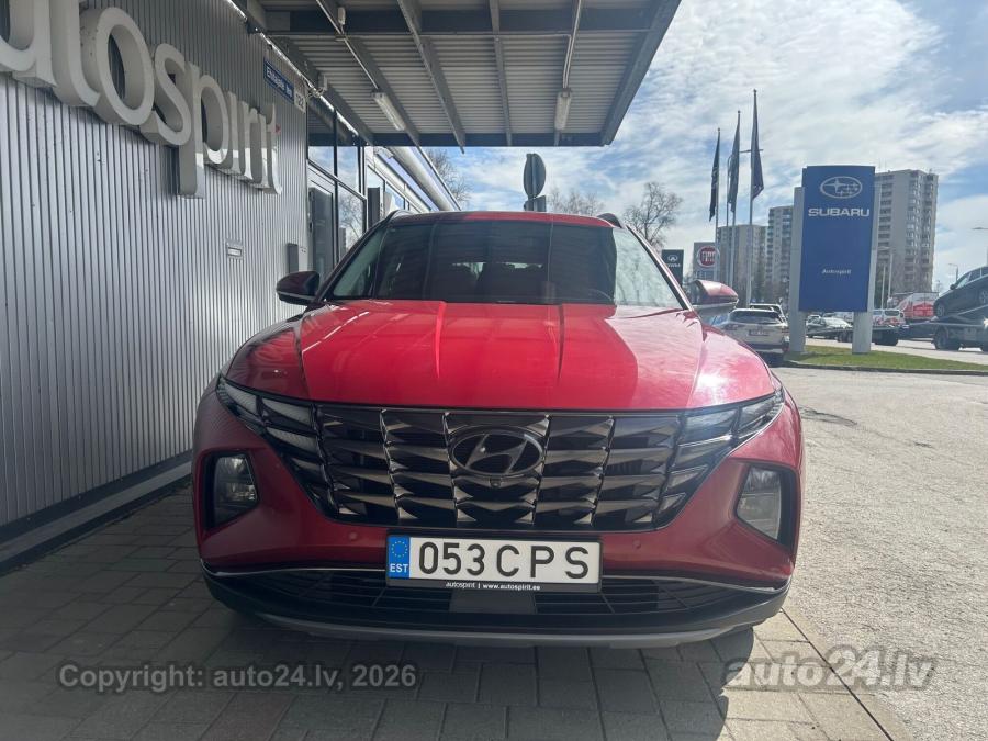 Red Hyundai Tucson 2022 in Tallinn, with an engine capacity of 1.60 L and mileage of 63 thousand km for 23990 €, photo 5 on AUTOMOTO.COM.LV