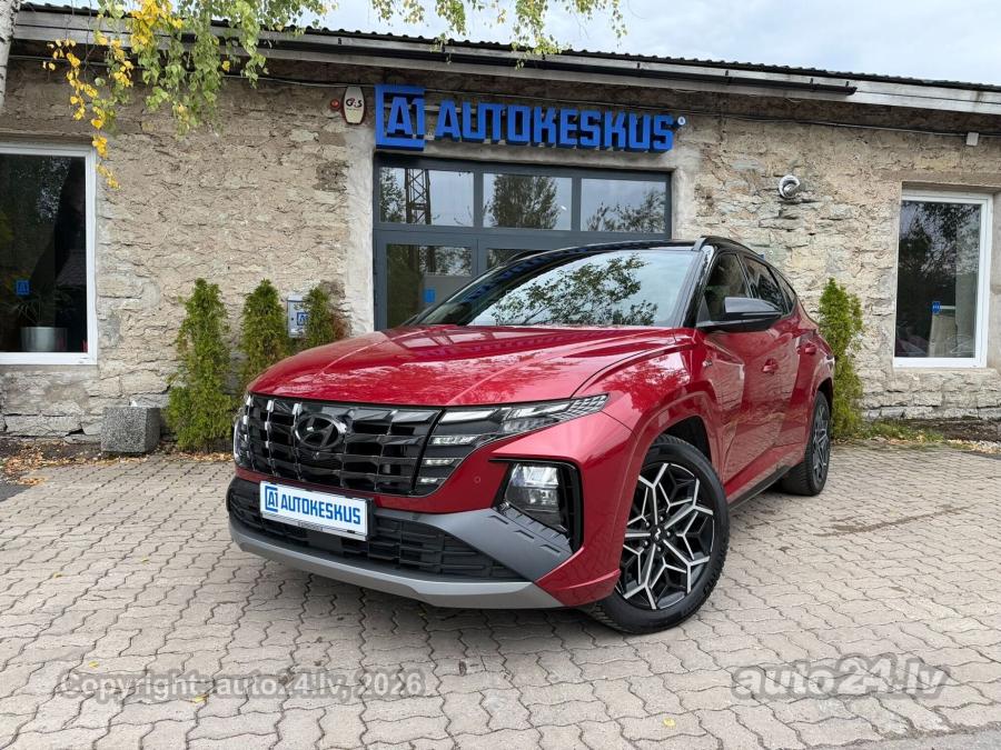 Sarkans Hyundai Tucson 2022 Tallina, ar dzinēja tilpumu 1.60 L un nobraukumu 113 tūkst. km par 21990 €, foto 1 vietnē AUTOMOTO.COM.LV