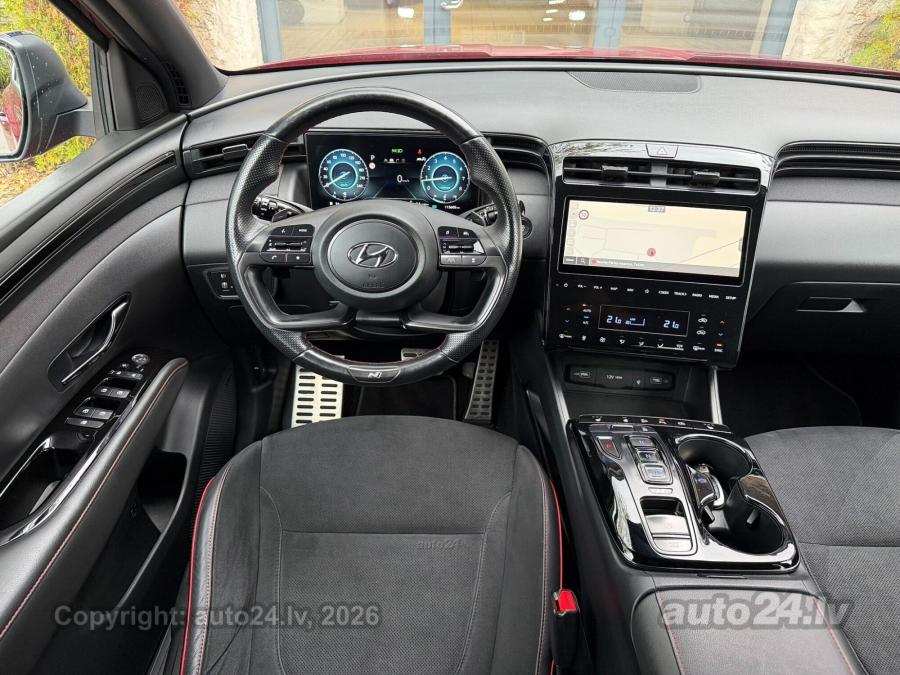Sarkans Hyundai Tucson 2022 Tallina, ar dzinēja tilpumu 1.60 L un nobraukumu 113 tūkst. km par 21990 €, foto 5 vietnē AUTOMOTO.COM.LV