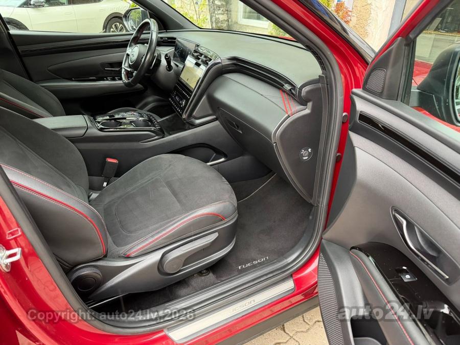 Sarkans Hyundai Tucson 2022 Tallina, ar dzinēja tilpumu 1.60 L un nobraukumu 113 tūkst. km par 21990 €, foto 7 vietnē AUTOMOTO.COM.LV