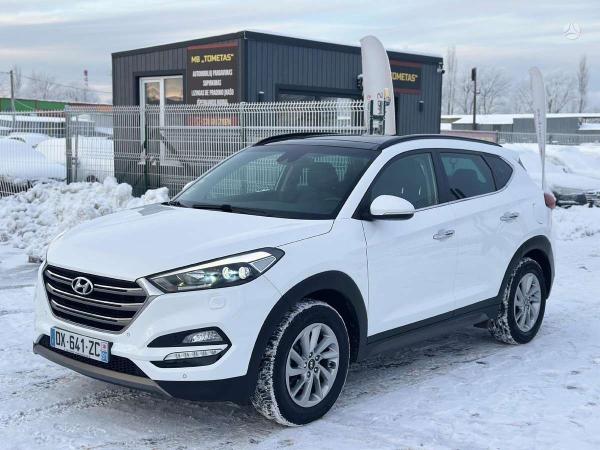 Balts Hyundai Tucson 2015 Klaipėda, ar dzinēja tilpumu 1.69 L un nobraukumu 126 tūkst. km par 12999 €, foto 1 vietnē AUTOMOTO.COM.LV