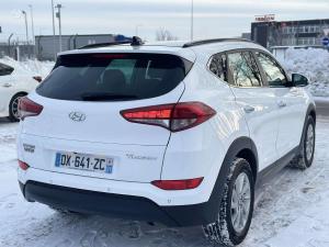 White Hyundai Tucson 2015 in Klaipeda, with an engine capacity of 1.69 L and mileage of 126 thousand km for 12999 €, photo 7 on AUTOMOTO.COM.LV