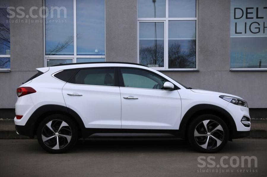 Balts Hyundai Tucson 2015 Rīga, ar dzinēja tilpumu 1.60 L un nobraukumu 167 tūkst. km par 12995 €, foto 4 vietnē AUTOMOTO.COM.LV