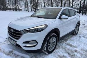 White Hyundai Tucson 2016 in Taurage, with an engine capacity of 1.69 L and mileage of 210 thousand km for 9400 €, photo  on AUTOMOTO.COM.LV