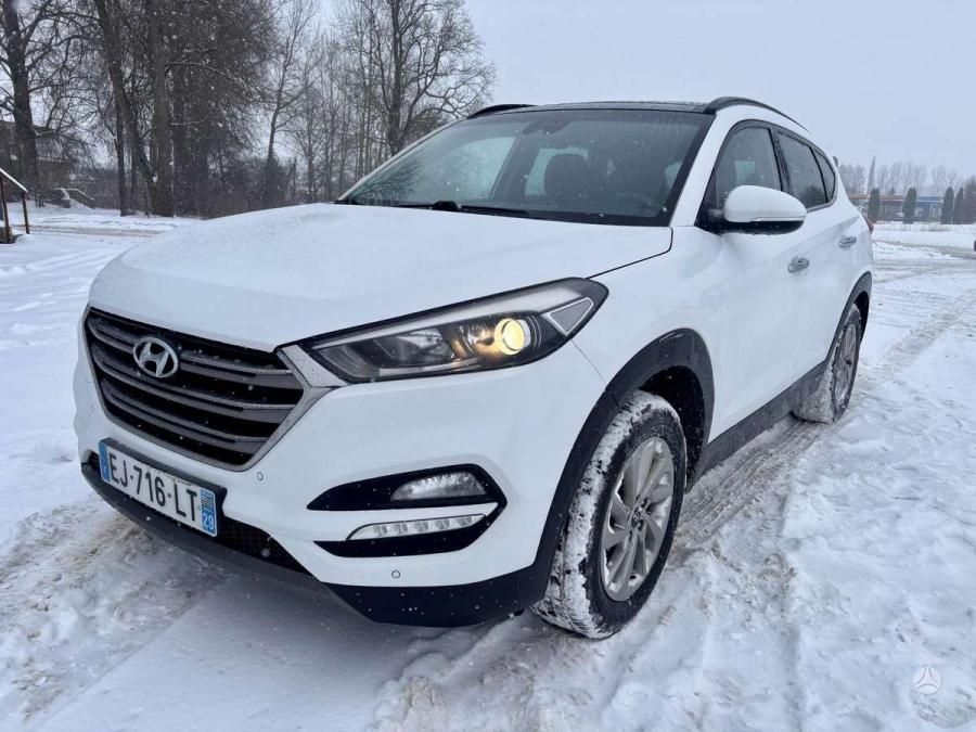 Balts Hyundai Tucson 2016 Tauragė, ar dzinēja tilpumu 1.69 L un nobraukumu 250 tūkst. km par 9600 €, foto 1 vietnē AUTOMOTO.COM.LV