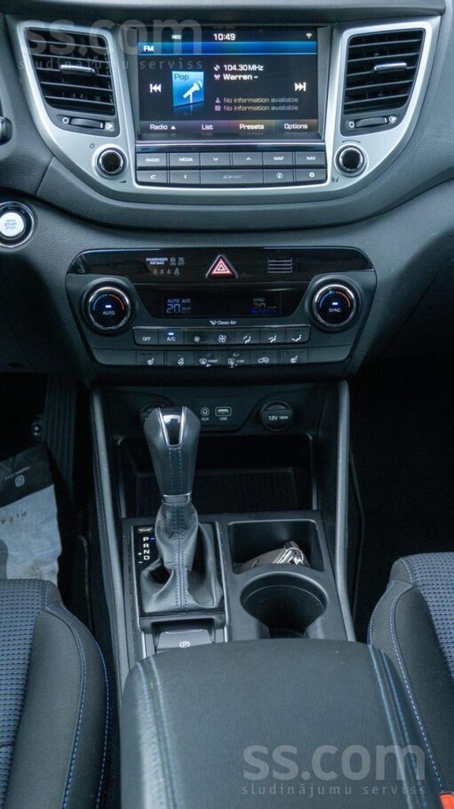 Balts Hyundai Tucson 2016 Rīga, ar dzinēja tilpumu 1.60 L un nobraukumu 138 tūkst. km par 10590 €, foto 13 vietnē AUTOMOTO.COM.LV