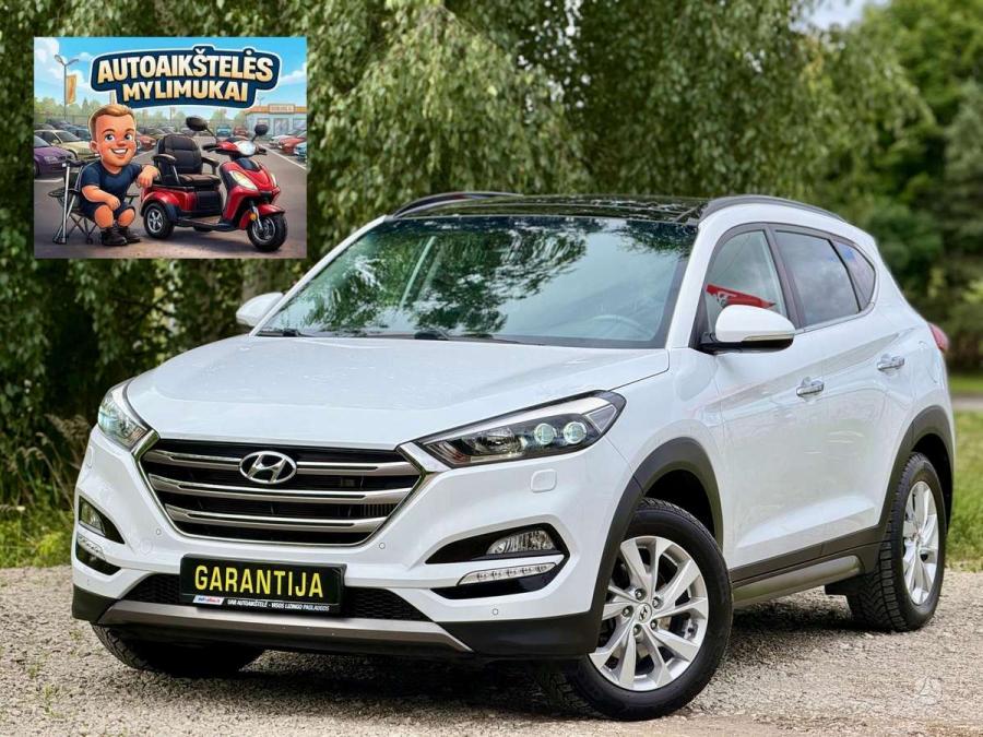 Balts Hyundai Tucson 2016 Šauļi, ar dzinēja tilpumu 2.00 L un nobraukumu 179 tūkst. km par 14999 €, foto 3 vietnē AUTOMOTO.COM.LV