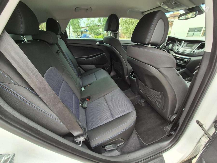 Balts Hyundai Tucson 2016 Kauņa, ar dzinēja tilpumu 1.69 L un nobraukumu 173 tūkst. km par 8600 €, foto 19 vietnē AUTOMOTO.COM.LV