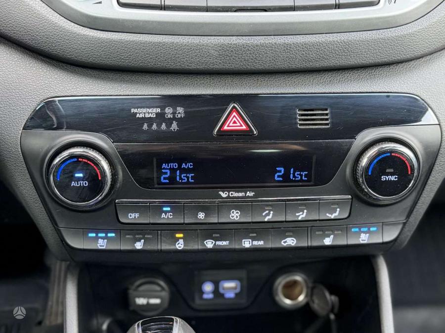 Balts Hyundai Tucson 2016 Panevēža, ar dzinēja tilpumu 1.69 L un nobraukumu 159 tūkst. km par 10950 €, foto 26 vietnē AUTOMOTO.COM.LV