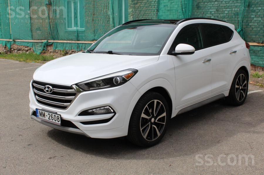 Balts Hyundai Tucson 2017 Liepāja, ar dzinēja tilpumu 1.60 L un nobraukumu 125 tūkst. km par 16500 €, foto 2 vietnē AUTOMOTO.COM.LV