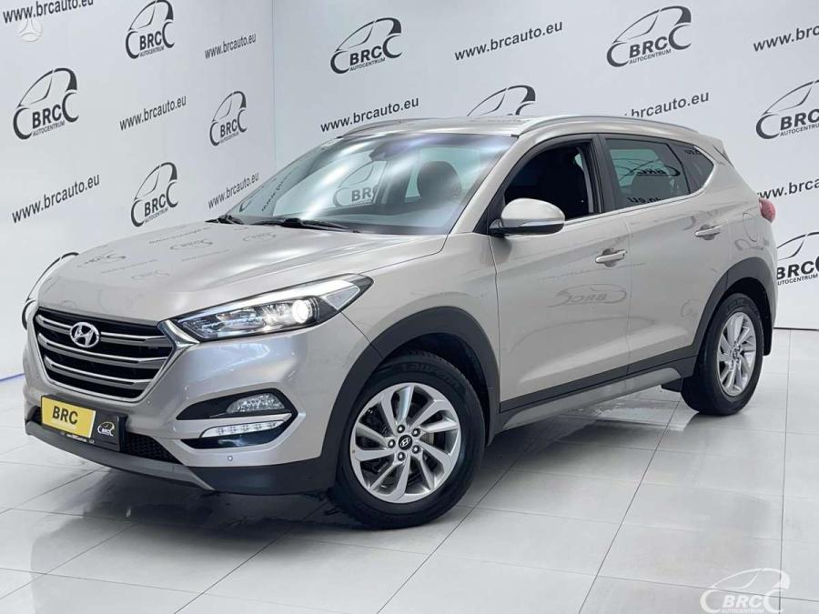 White Hyundai Tucson 2017 in Vilnius, with an engine capacity of 1.69 L and mileage of 185 thousand km for 11900 €, photo 1 on AUTOMOTO.COM.LV