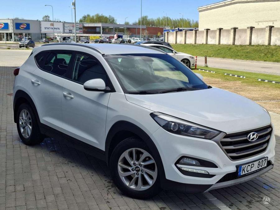 Balts Hyundai Tucson 2017 Šilutė, ar dzinēja tilpumu 1.69 L un nobraukumu 290 tūkst. km par 8900 €, foto 12 vietnē AUTOMOTO.COM.LV